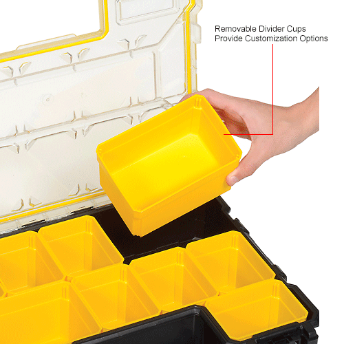 Stanley FMST14820 Fatmax® 17-1/2" x 14" x 4-1/2" 10 Compartment ...