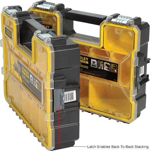 Stanley FMST14820 Fatmax® 17-1/2" x 14" x 4-1/2" 10 Compartment ...