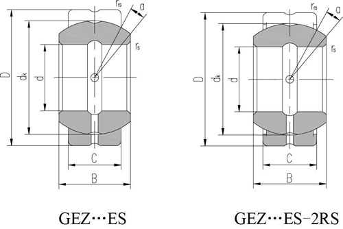GE 15ES Spherical Plain Bearing, Metric
