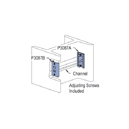 Unistrut 1-5/8" Beam Clamp P3087eg, Electro-Galvanized - Pkg Qty 25