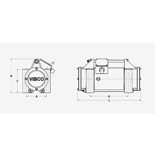 Vibco 12 Volt Electric Vibrator - DC-200