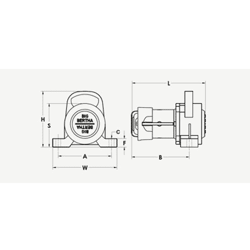 Vibco 12 Volt Electric Vibrator - DC-3500