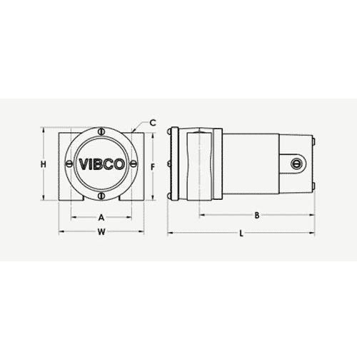 Vibco 12 Volt Electric Vibrator - DC-450T