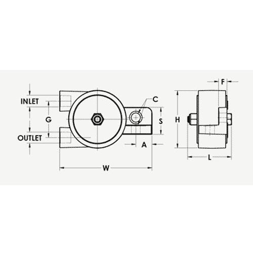 Vibco Silent Pneumatic Turbine Vibrator - FBS-130
