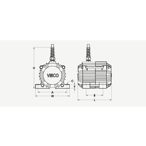Vibco Small Impact Electric Vibrator - SPWT-60A