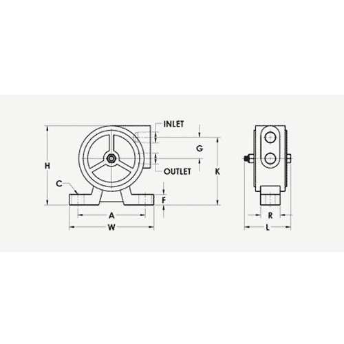 Vibco Pneumatic Ball Vibrator - V-320