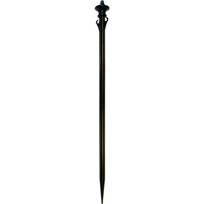 Mr. Chain 13127-10 Colonial Ground Pole Kit, 30-Poles, 92'-Chain, Black