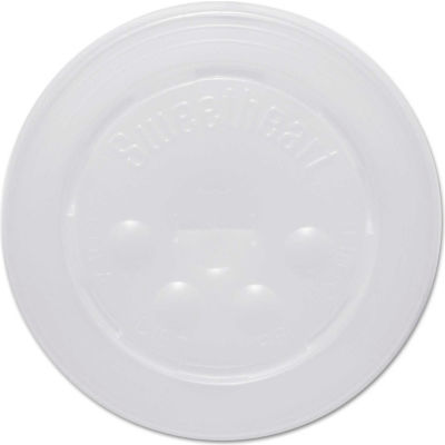 SOLO® Straw-Slot Cold Cup Lids, 16oz. Cups, Translucent, 2,000 Count