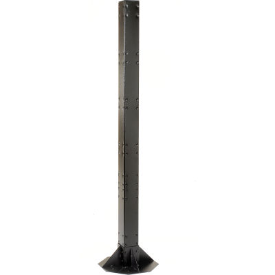 Global Industrial™ 81"H Floor Mount Orbit Steel Post and Power Outlets ...