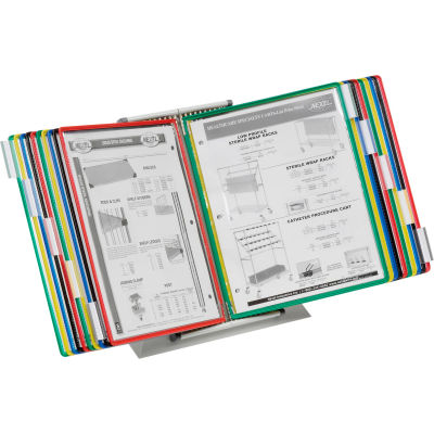 Tarifold® Desktop Organizer Starter Set, 20 Assorted Color Pockets