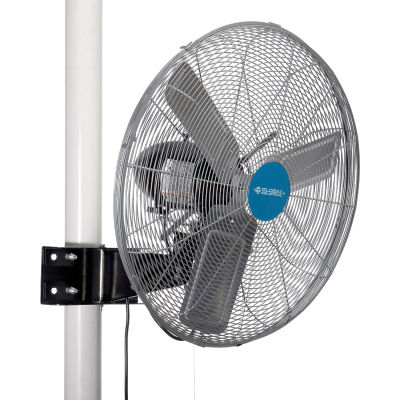 Global Industrial™ 24" Deluxe Oscillating Fan, Pole or Column Mount ...