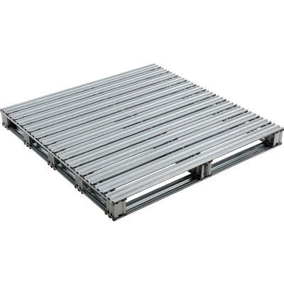 Global Industrial™ Galvanized Steel Pallet - 48"L x 48"W x 4-3/4"H ...