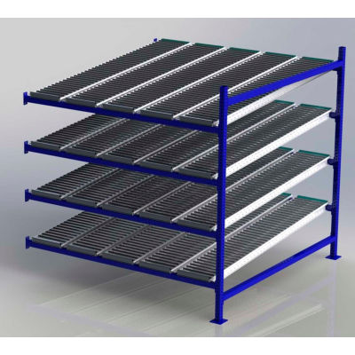 Bulk Rack | Carton Flow Rack | UNEX FC99SR72724-A Flow Cell Heavy Duty ...