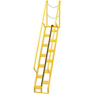Alternating Stair 8' 13-Step Ladder, 56° Angle - ATS-8-56 | 253745 ...