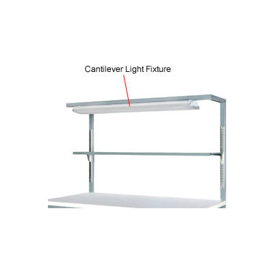 Parent Metal Light Kit W/ Uprights, 60"W x 30"D, Gray