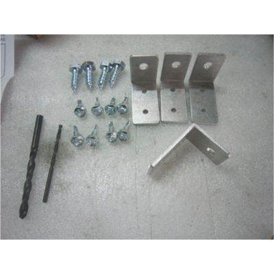 Global Industrial™ Phenolic Bench Top Mounting Bracket Kit for Square ...