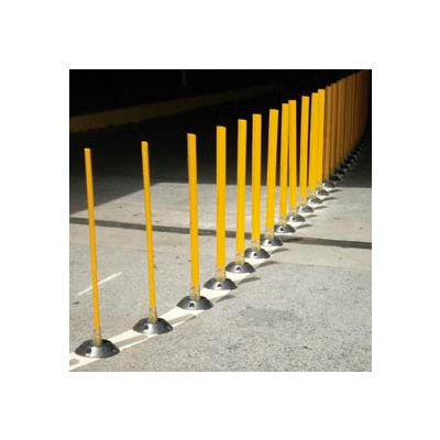 Surface Mount Flexible Stake 36" H Yellow | 269112YL - GLOBALindustrial.com