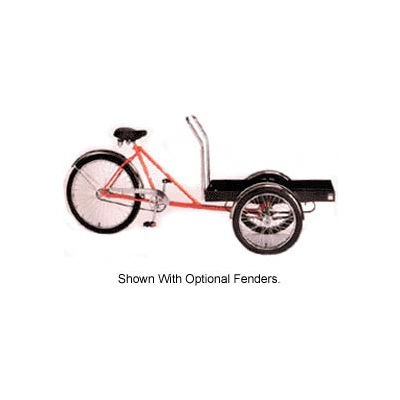 Front-Loader Tricycle 500 Lb Capacity w/Platform 37" Axle Orange