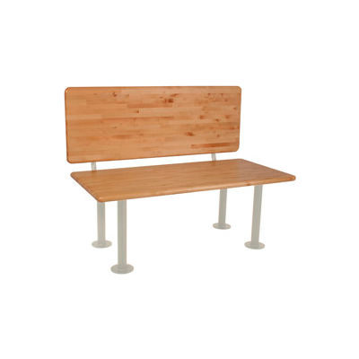 Global Industrial™ ADA Locker Room Bench Kit W/ Seat, Back & Pedestal ...