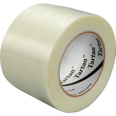 3M™ Tartan™ 8934 Filament Tape 3" x 60 Yds. 4 Mil Clear - Pkg Qty 12