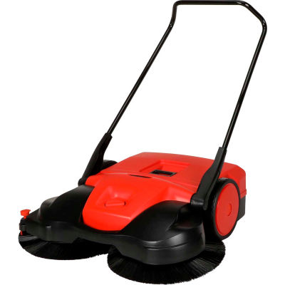 Bissell 38" Deluxe Triple Brush Push Power Sweeper Turbo, 13.2 Gallon ...