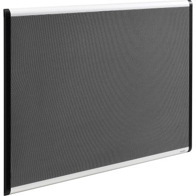 Global Industrial™ Fabric Mesh Bulletin Board, 48"W x 36"H, Gray