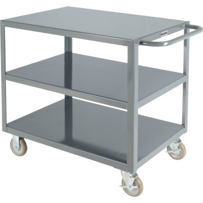 Global Industrial™ Steel Utility Cart w/3 Shelves, 1200 lb. Capacity ...