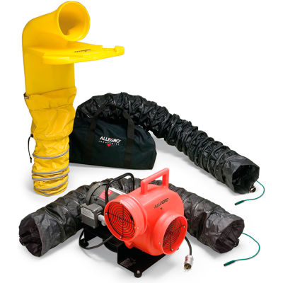 Allegro 9520-03M 8 Inch Heavy Duty Explosion-Proof (EX) Blower System w ...