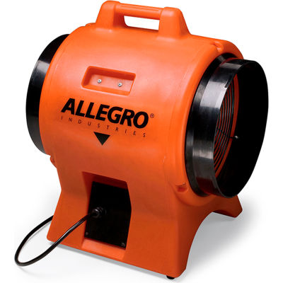Allegro 9539-12EX 12 Inch Axial Explosion-Proof (EX) Industrial Plastic ...