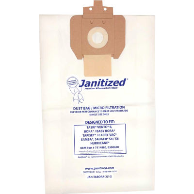 Taski Paper Vacuum Bag - Vento 8, Bora/Baby Bora, Tapiset/Carry-vac ...