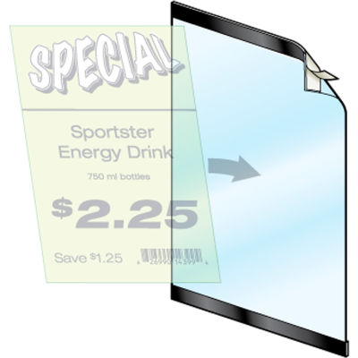 The Global Display Solution Reusable Glass Mount Frame for 8-1/2"W x 11"H Inserts, 5/Pack