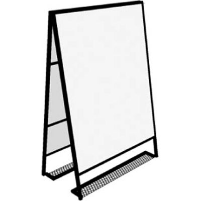 Retail Display Fixtures | Signage | Metal A-Frame 48"W x 72"H Black ...