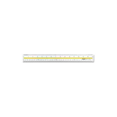 Westcott® Data Highlight Ruler, 15" Long, Acrylic, Clear