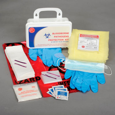 Bloodborne Pathogens Protection Kit | B1406125 - GLOBALindustrial.com