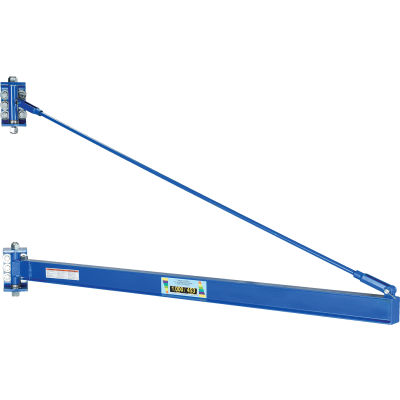 High-Ceiling Tie Rod Wall Mount Jib Crane JIB-HC-10 1000 Lb. Capacity