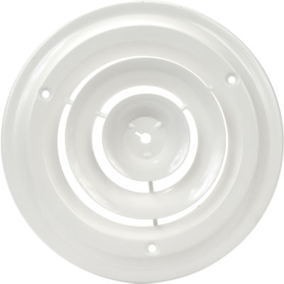 AmeriFlow® Round Ceiling Diffuser 6 Inch Duct Diameter - Pkg Qty 10 ...