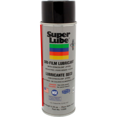 Super Lube 5.25 oz Dri -Film Lubricant with Syncolon PTFE Aerosol ...