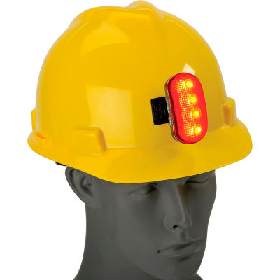 Hard Hat Safety Light, ERB Safety 10031 - Red | B554078 ...