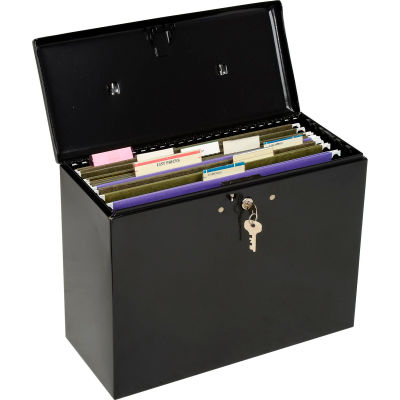 Master Lock® No. 7148D Steel Security File Box 13-1/2"L x 6"W x 10-1/2 ...