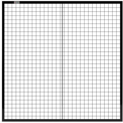 Global Industrial™ Machine Wire Guard Panel, 5'W, Black