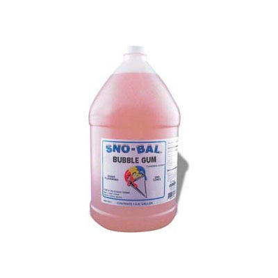 Snow Cone Syrups - Bubble Gum - Pkg Qty 4