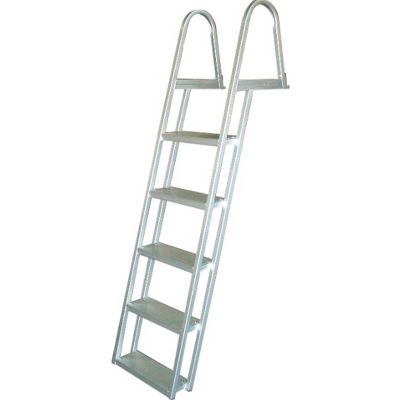 Bearcat 5 Step Aluminum Angled Boat Dock Ladder - L75 | B1226910 ...