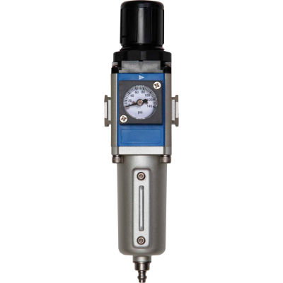 Bimba-Mead, Filter/Regulator, MGAFR200-08-SM-D, 1/4" NPT Ports, Manual ...