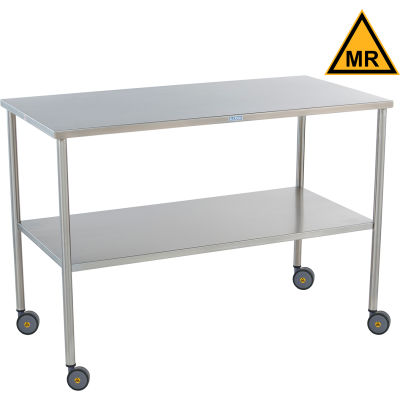 Blickman MRI Safe Howard Instrument Table, 24"L x 36"W x 34"H, On ...