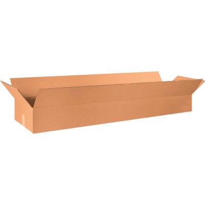 200#/ECT-32 Long Cardboard Corrugated Boxes, 48"L x 12"W x 6"H, Kraft ...