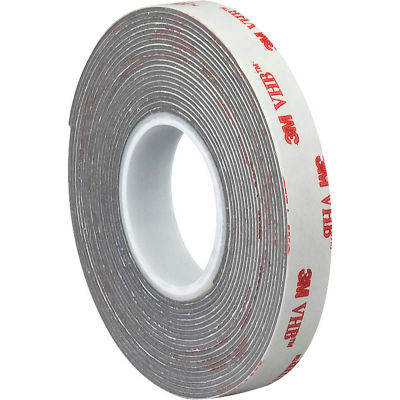 3M™ 4941 Double Sided VHB™ Acrylic Foam Tape 1" x 5 Yds. 45 Mil Gray | B1886310 ...