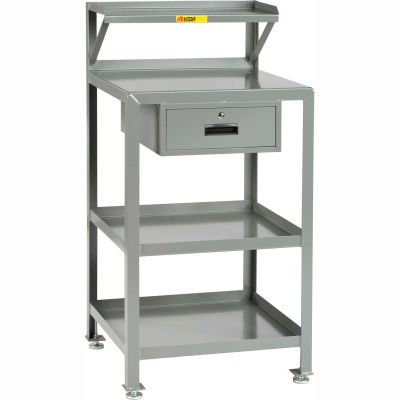 Little Giant Shop Desk PSR-2224-LLDR - 3 Shelves 24"W x 22"D x 49"H ...