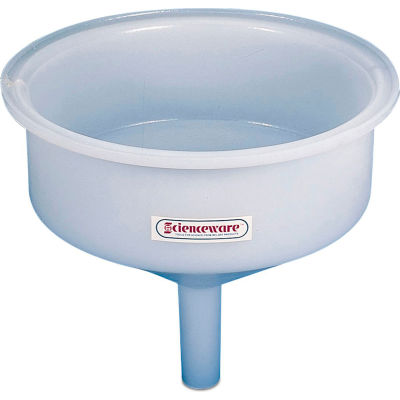 Bel-Art H14716-0000 Polyethylene 18 Liter Large Industrial Drum Funnel ...