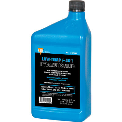 Buyers Products Low-Temperature Blue Hydraulic Fluid (1 Quart Bottle ...
