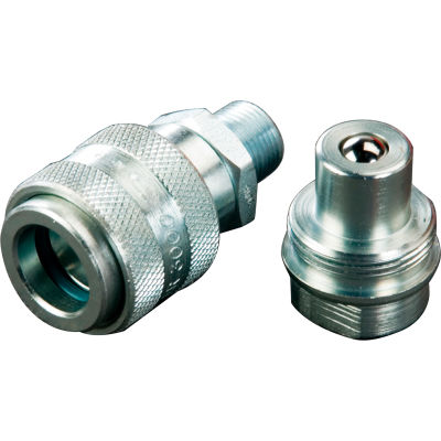 BVA Hydraulic Coupler High Flow Set 3/8"-18 NPTF